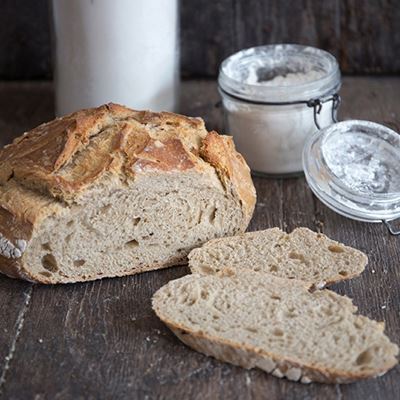 Bisschopsmolen. Wit Desem Spelt Roggebrood "Gries"